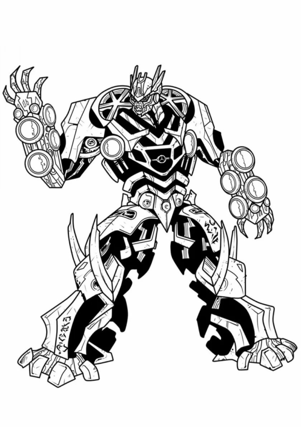 Coloring Pages Transformers. 100 Best Images Free Printable