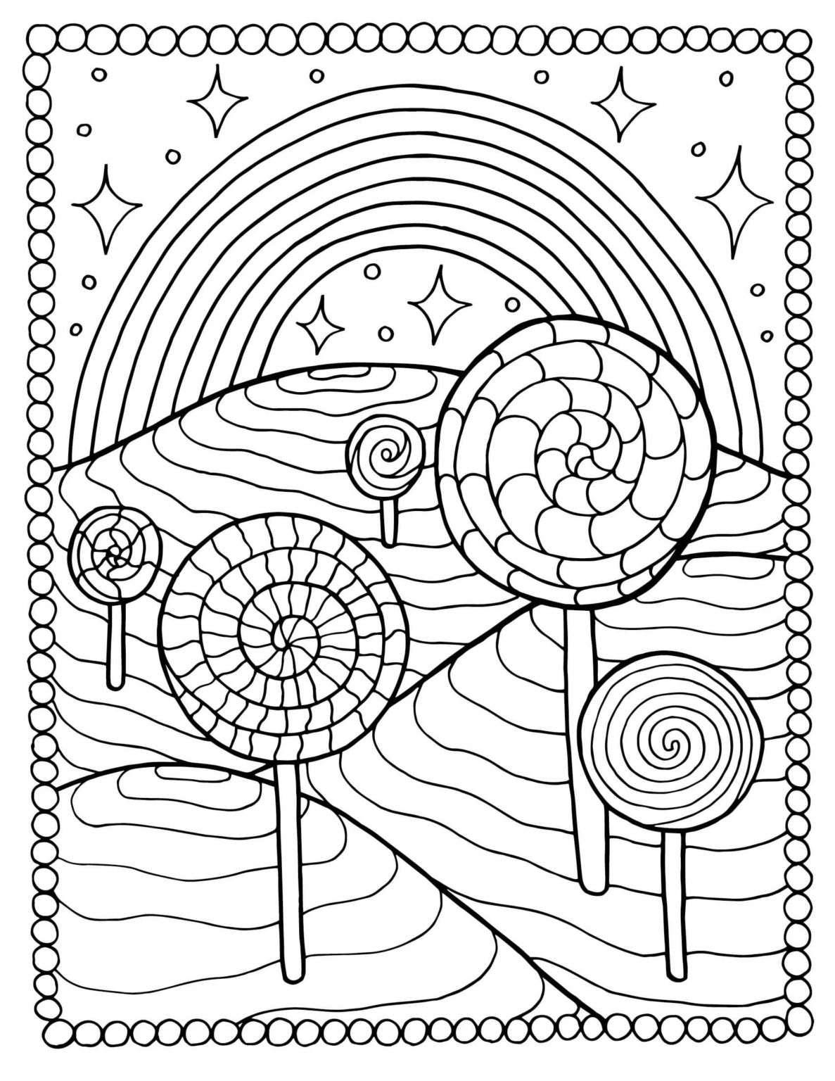 Rainbow Coloring Pages. Free Printable 90 best images