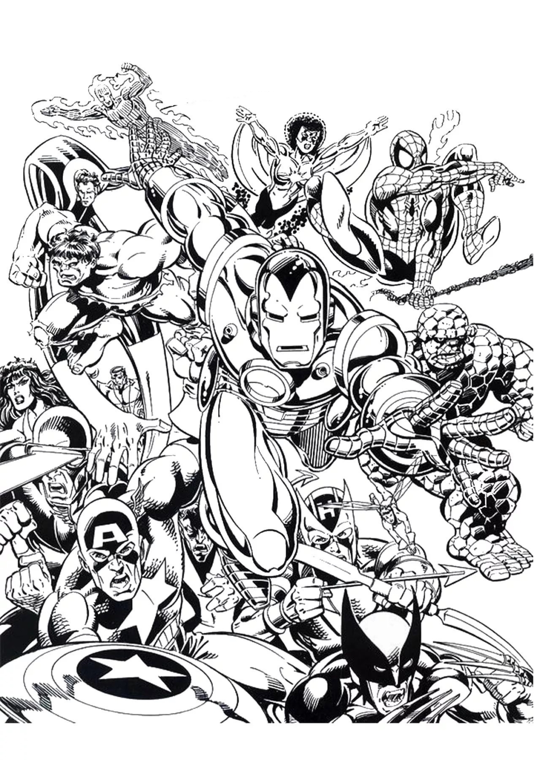 Avengers Coloring Pages - 100 best images Free Printable