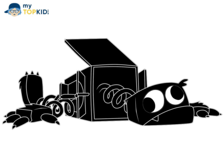 Boxy Boo Stencil | Free Printable