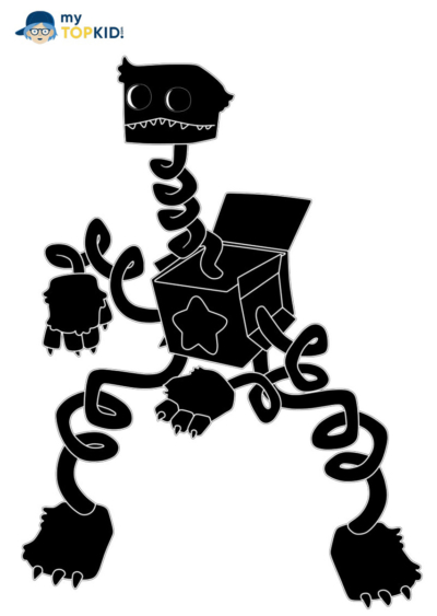 Boxy Boo Stencil | Free Printable