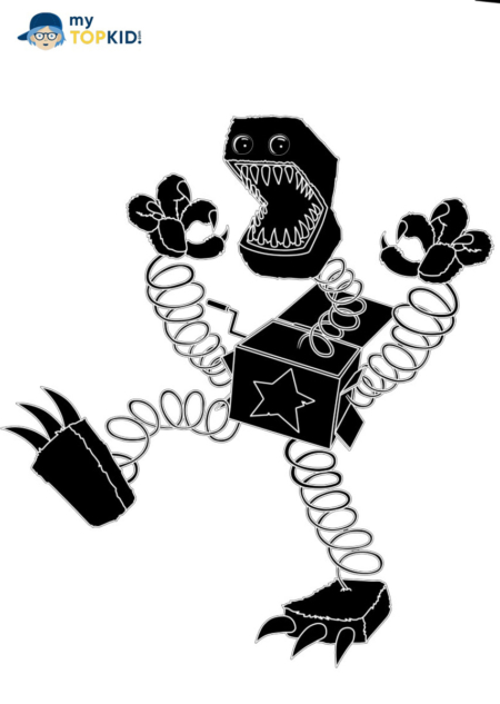 Boxy Boo Stencil | Free Printable