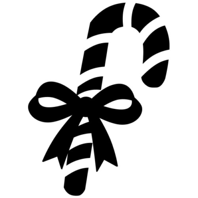 Candy Cane Stencils | Free Printable