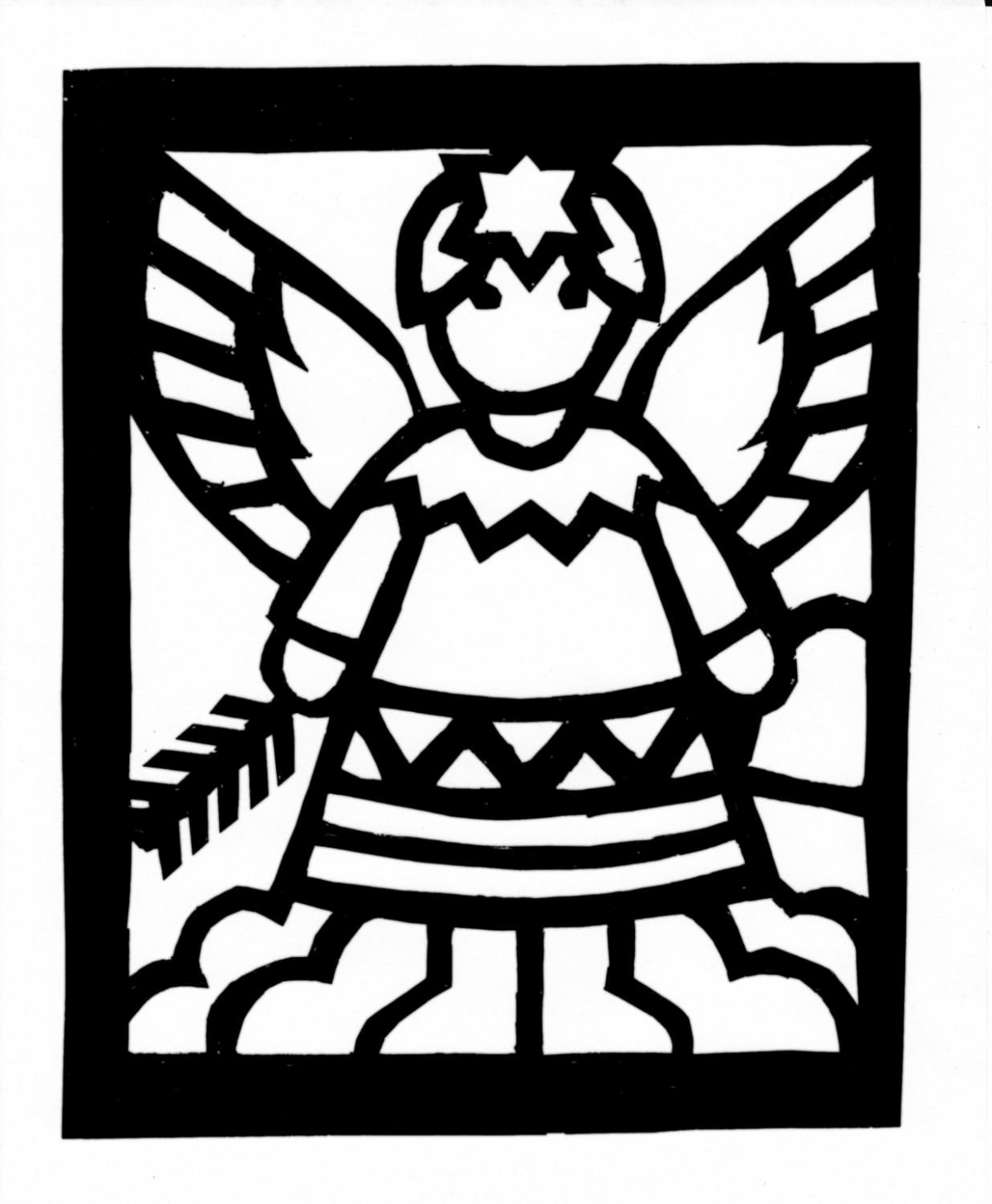 Christmas Window Stencils | Free Printable