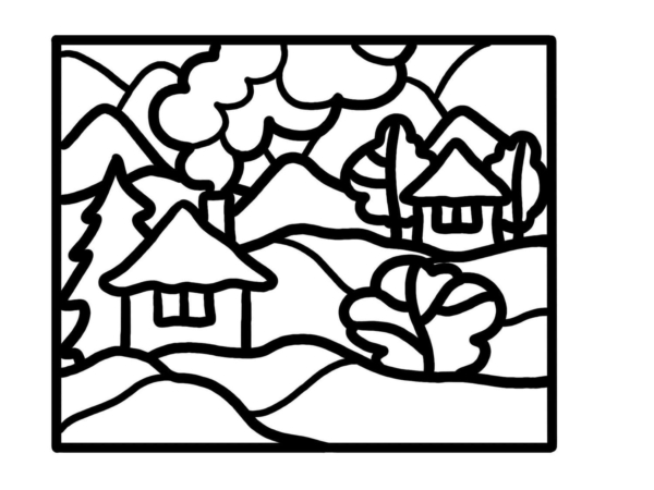 Christmas Window Stencils | Free Printable
