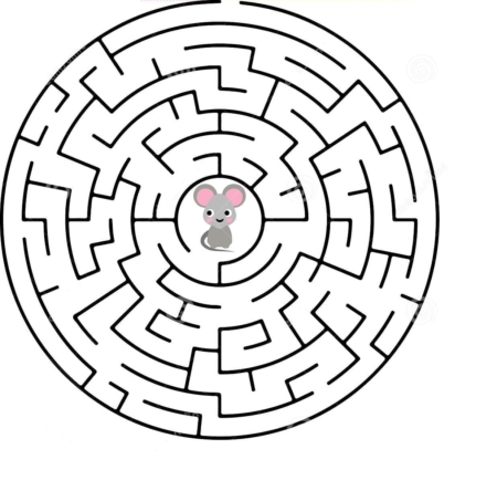 Circle Maze for Kids | Free Printable