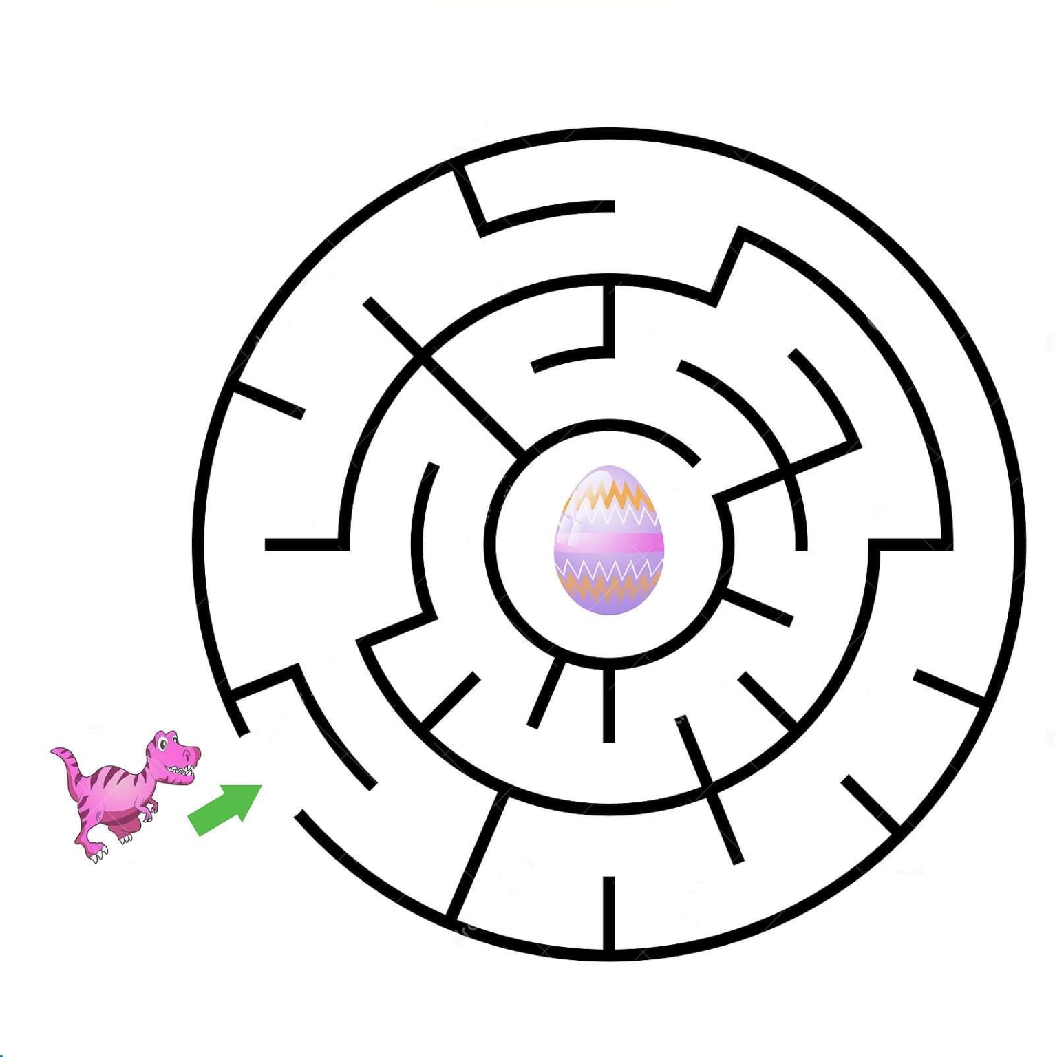 Circle Maze for Kids | Free Printable