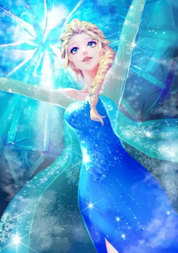 Imágenes de Elsa de la película animada Frozen. Descargar buena calidad