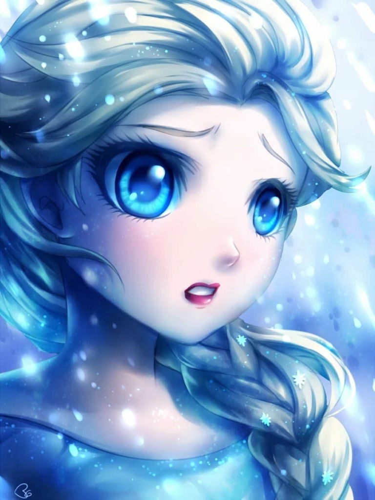 Imágenes de Elsa de la película animada Frozen. Descargar buena calidad