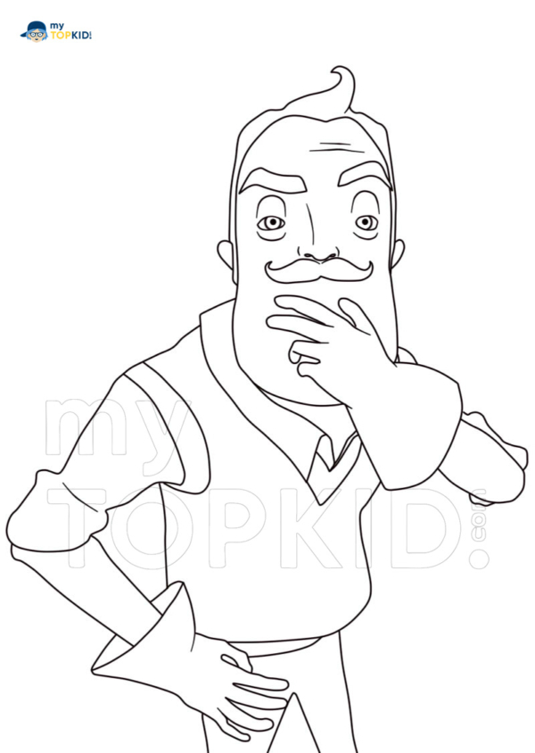 Coloriage Hello Neighbor. 25 images à imprimer gratuitement