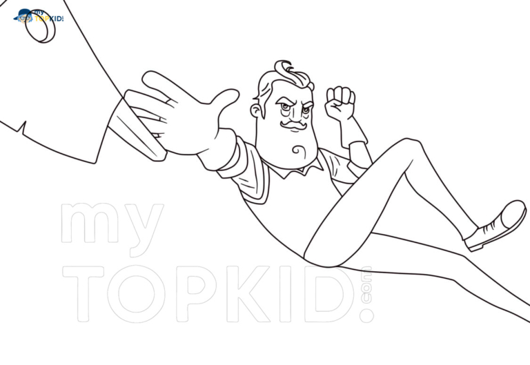 Coloriage Hello Neighbor. 25 images à imprimer gratuitement