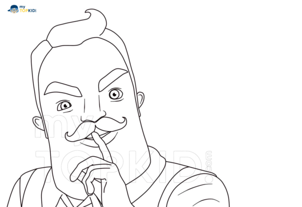 Coloriage Hello Neighbor. 25 images à imprimer gratuitement
