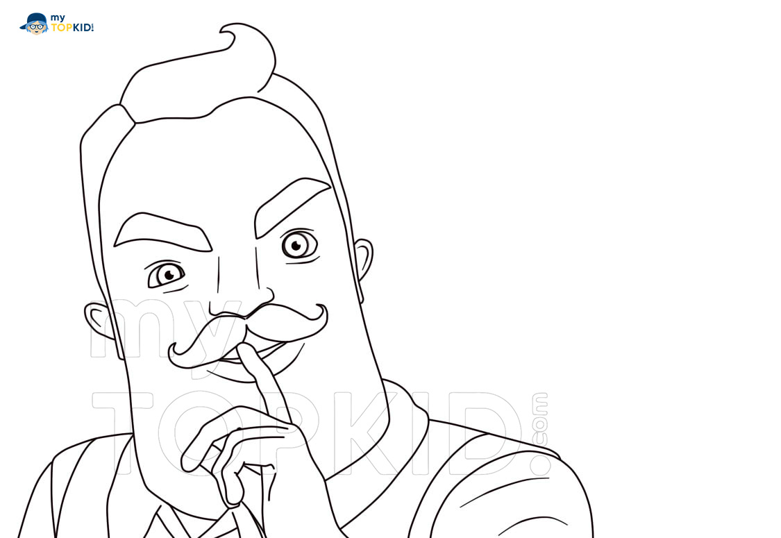 Hello Neighbor 2 Coloring Pages Coloring Pages