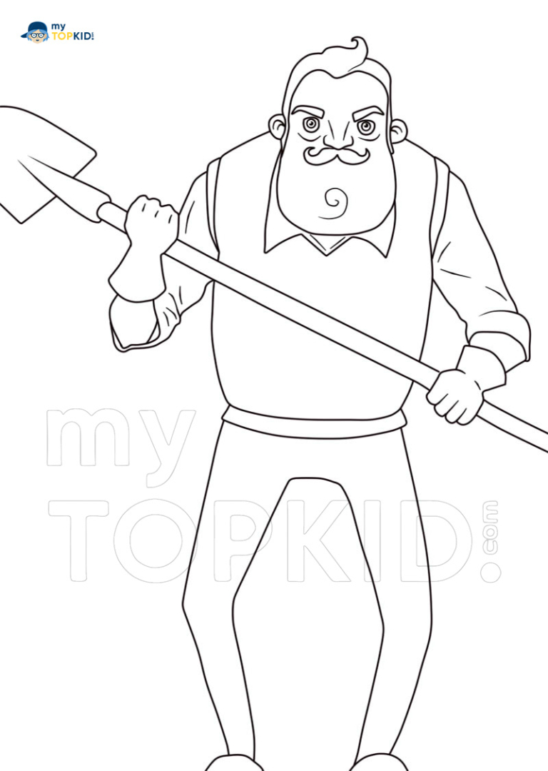 Coloriage Hello Neighbor. 25 images à imprimer gratuitement