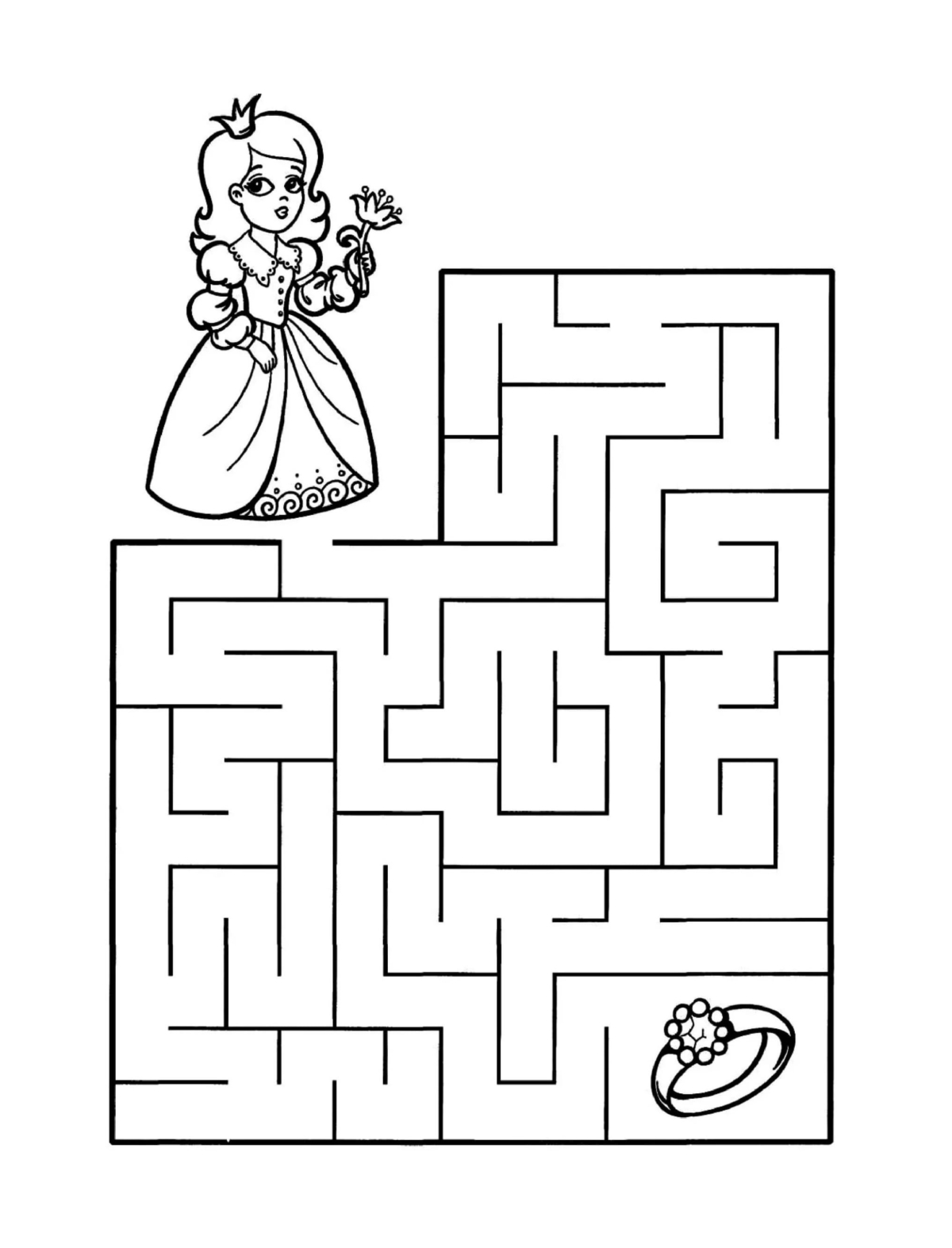 Labirinto infantil para imprimir. 100 novos labirintos para crianças grátis