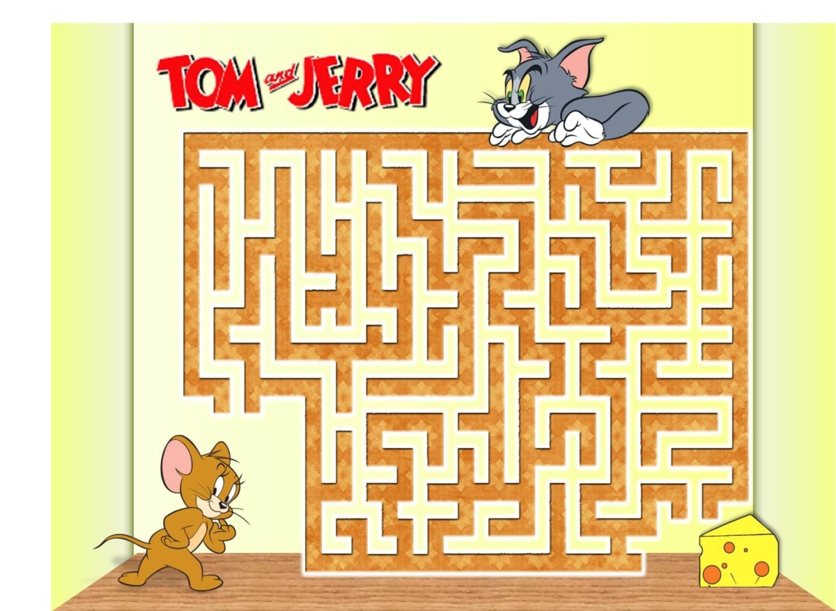 Labirinto infantil para imprimir. 100 novos labirintos para crianças grátis