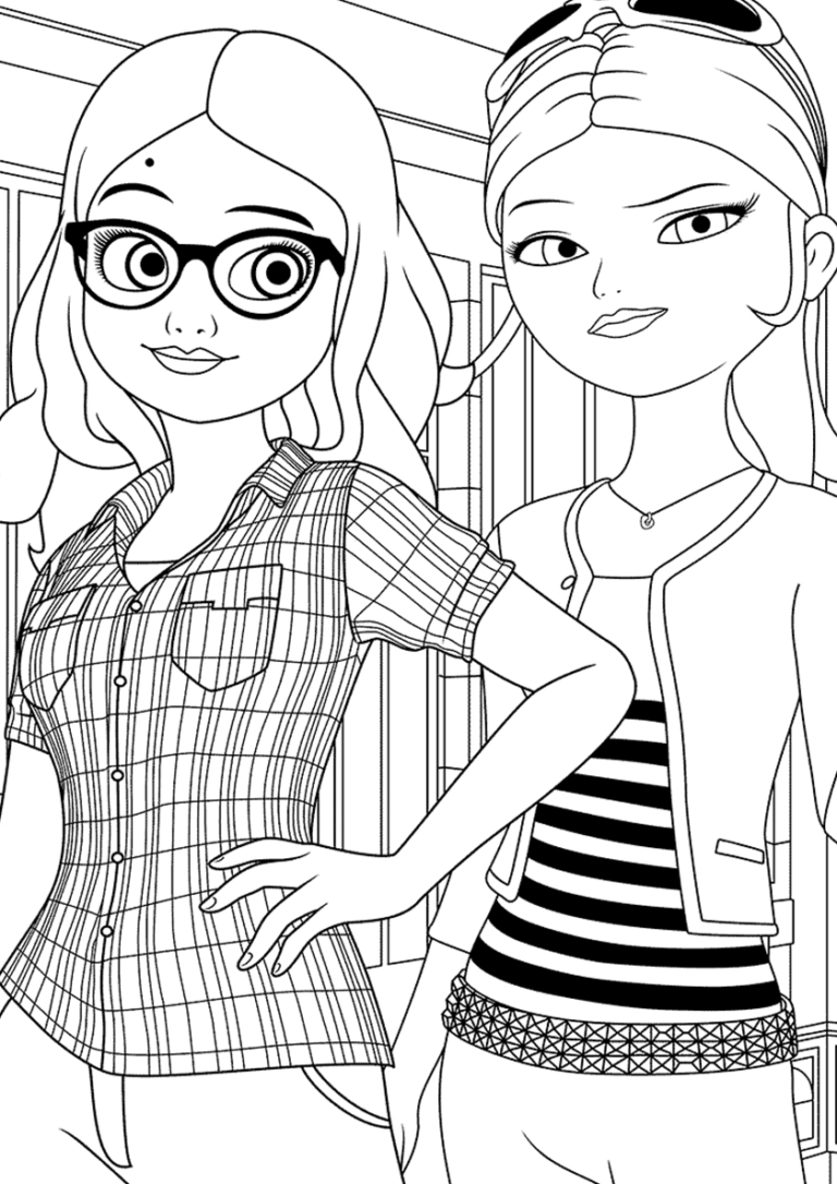 Ladybug para colorear. Imprime Miraculous gratis. Colección única