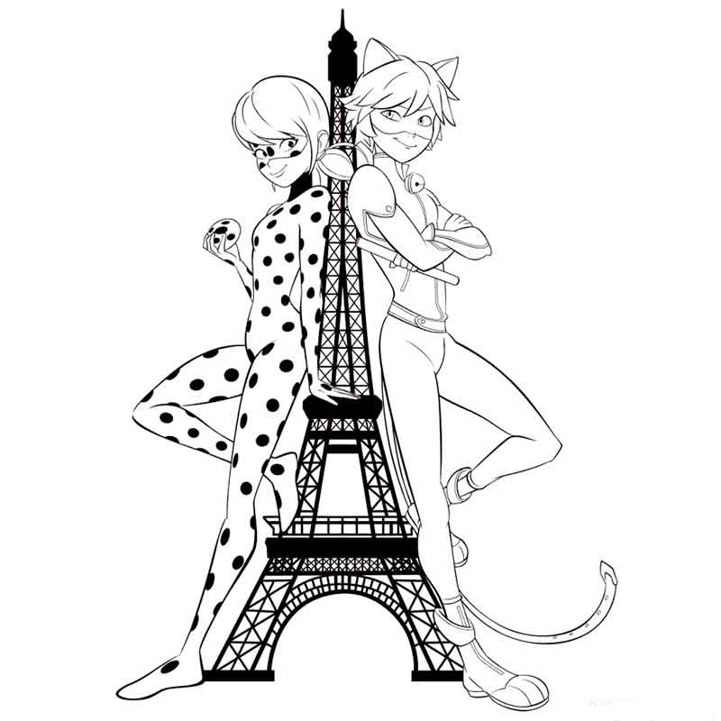 Miraculous Ausmalbilder Ladybug Und Cat Noir Zum Drucken Miraculous Ausmalbilder Ladybug Und Cat Noir Zum Drucken