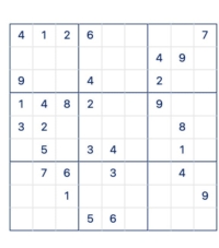 Printable Medium Sudoku Puzzles