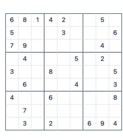 Printable Medium Sudoku Puzzles