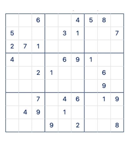 Printable Medium Sudoku Puzzles
