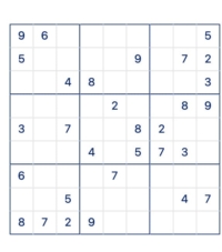 Printable Medium Sudoku Puzzles