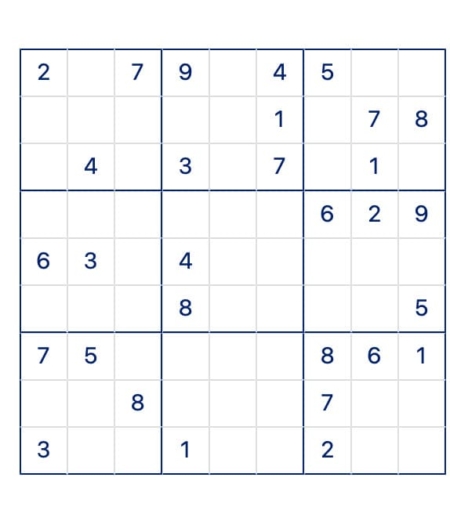 Printable Medium Sudoku Puzzles
