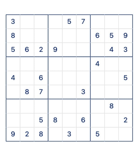Printable Medium Sudoku Puzzles