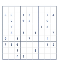 Printable Medium Sudoku Puzzles