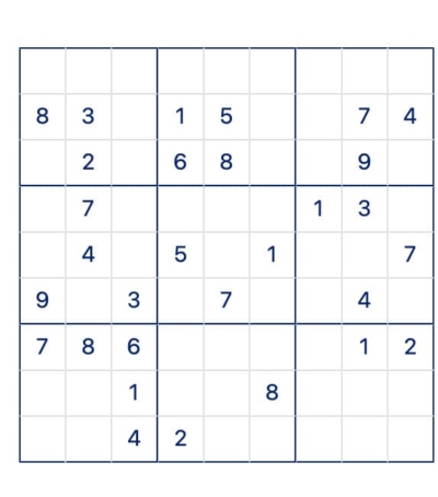 Printable Medium Sudoku Puzzles