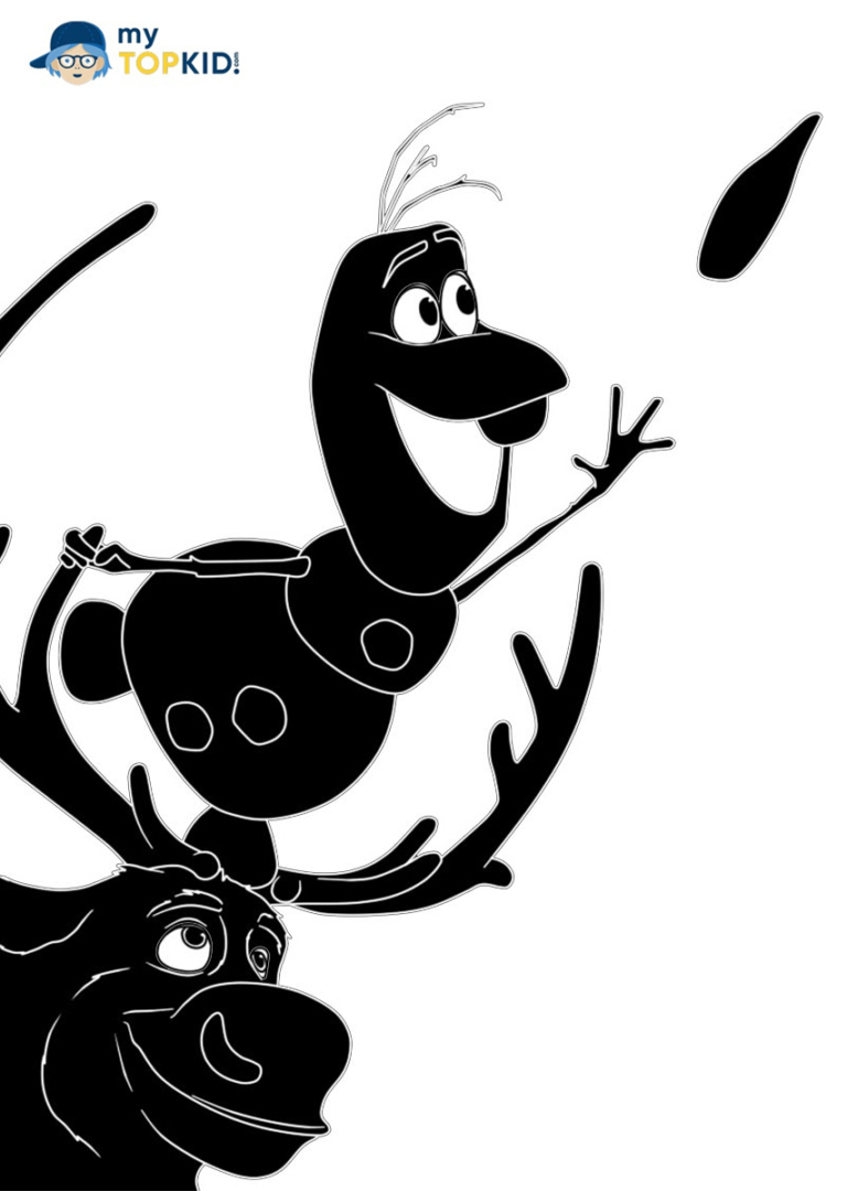 Olaf Stencil | Free Printable