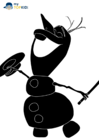 Olaf Stencil | Free Printable