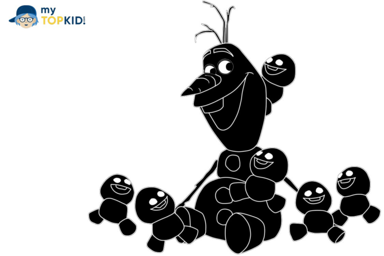 Olaf Stencil | Free Printable