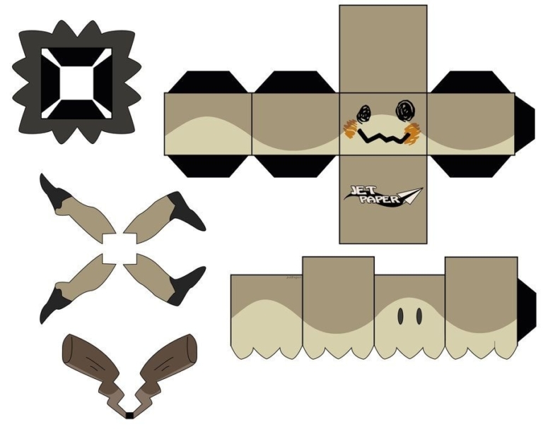 Pokémon Paper Toy | Free Printable Papercraft Templates
