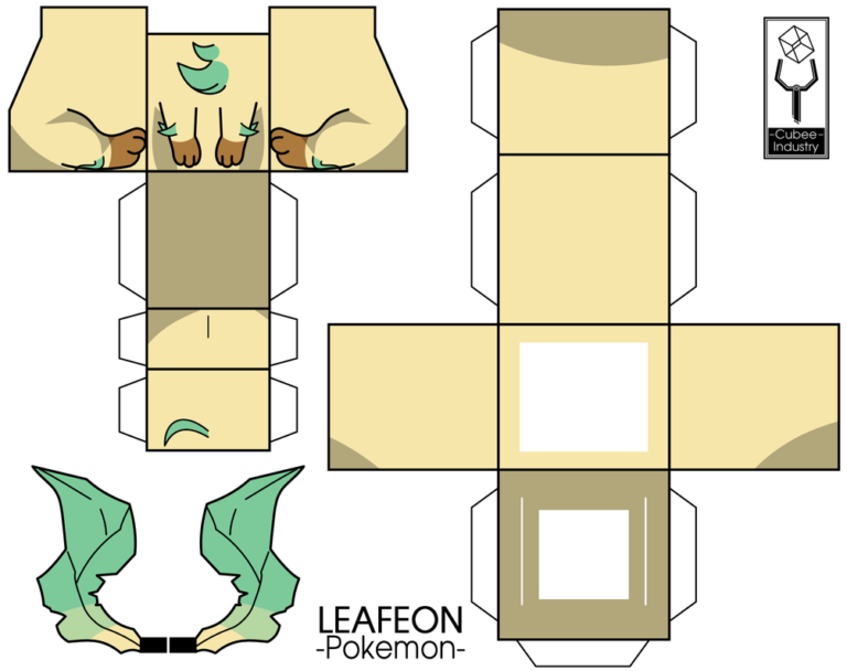 Pokémon Paper Toy | Free Printable Papercraft Templates