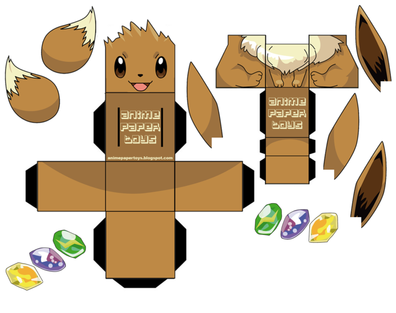 Pokémon Paper Toy Free Printable Papercraft Templates