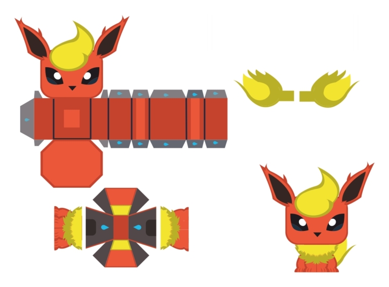 Pokémon Paper Toy | Free Printable Papercraft Templates