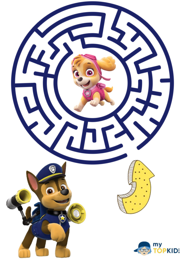 Circle Maze for Kids | Free Printable