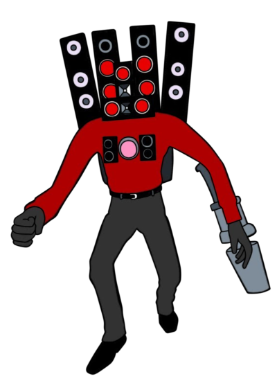 Immagini di Skibidi Toilet su sfondo trasparente