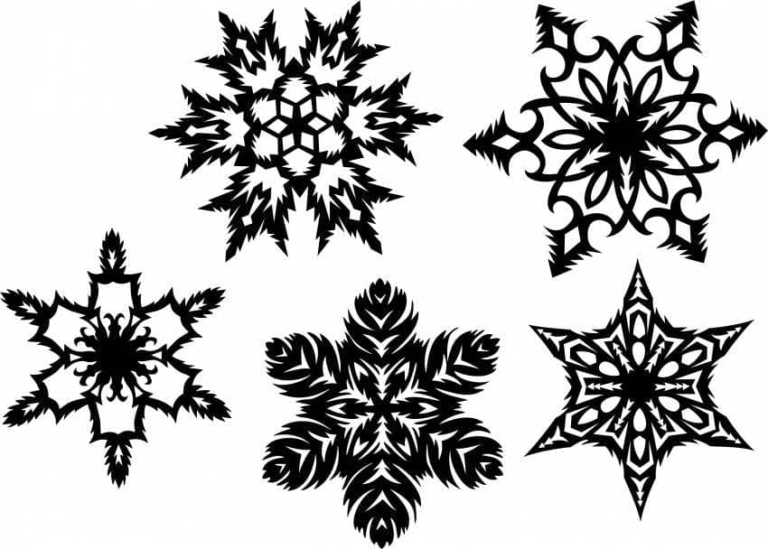 Snowflake Stencils | Free Printable