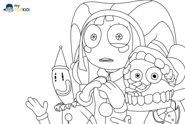 The Amazing Digital Circus Coloring Pages | Free Printable