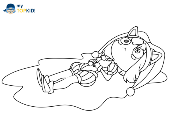 Disegni da Colorare di The Amazing Circus Digitale per la stampa