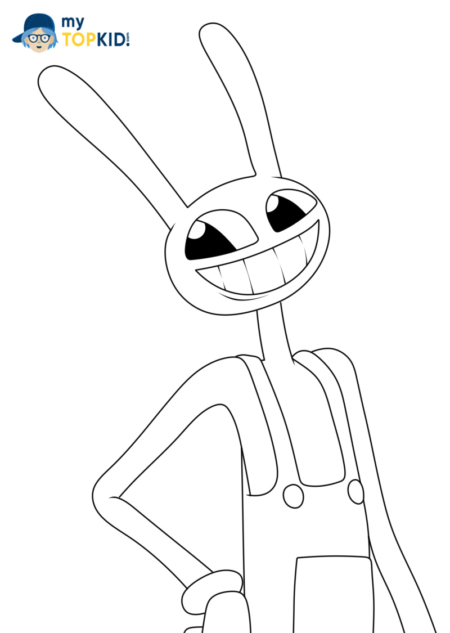Disegni da Colorare di The Amazing Circus Digitale per la stampa
