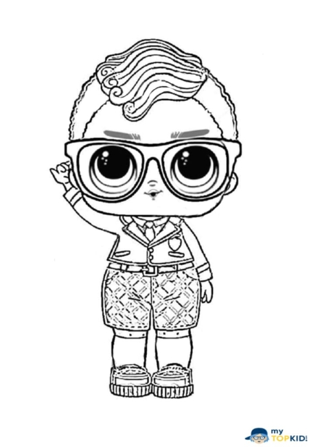 LOL Boys Coloring Pages. Print Brothers Popular LOL Dolls