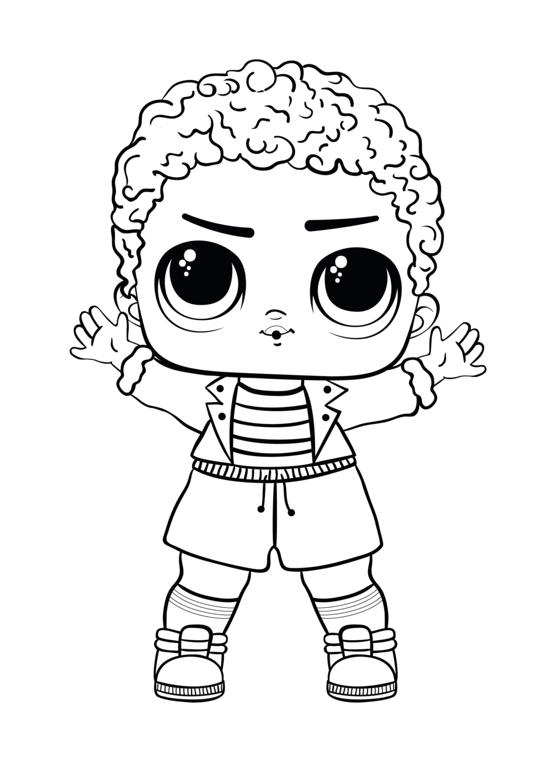 LOL Boys Coloring Pages - Print Brothers Popular LOL Dolls